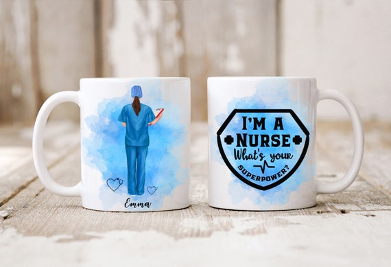Personalised Nurse Mug NHS Gift Cup Key Worker Mug Nurse - Etsy UK