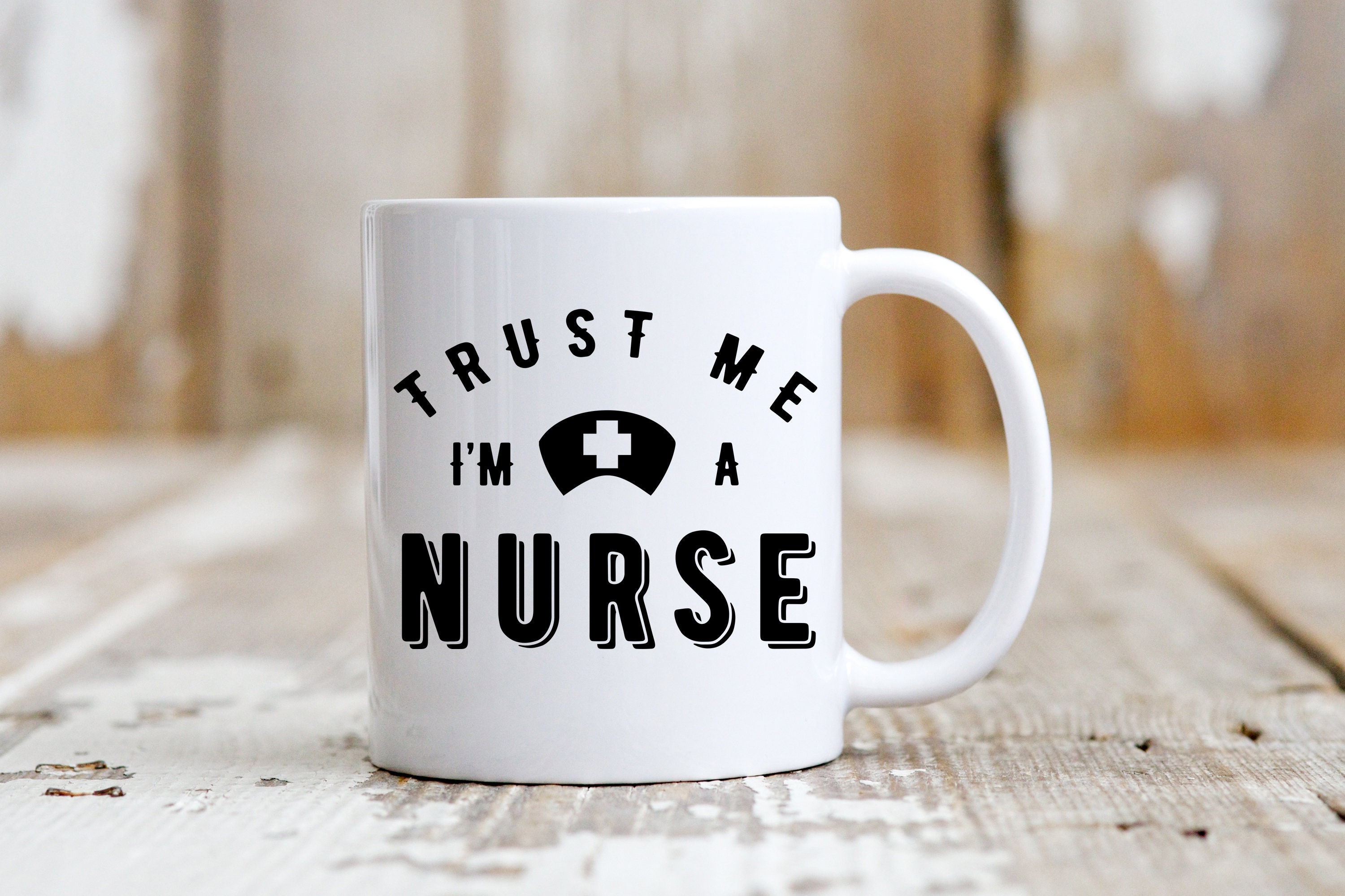 Personalised Nurse Mug, NHS Gift Cup, Key Worker Mug, Nurse Gift ...