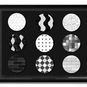 Procreate Texture Brush - Seamless Tile Texture, Realistic, High ...