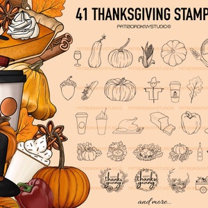 Procreate Halloween Brushes, Procreate Autumn Stamps, Procreate Fall ...