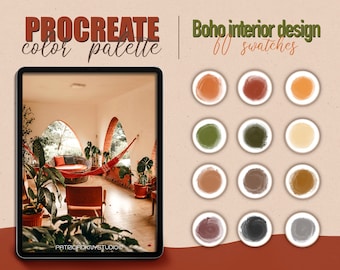Forest Green Procreate Color Palette, Procreate Tool, Instant Download ...