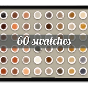 Procreate Color Palette - Fox Animal Color Swatches - Etsy