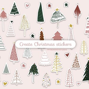 Procreate Christmas Tree Brushes, Xmas Tree Stamps, Christmas Tree ...