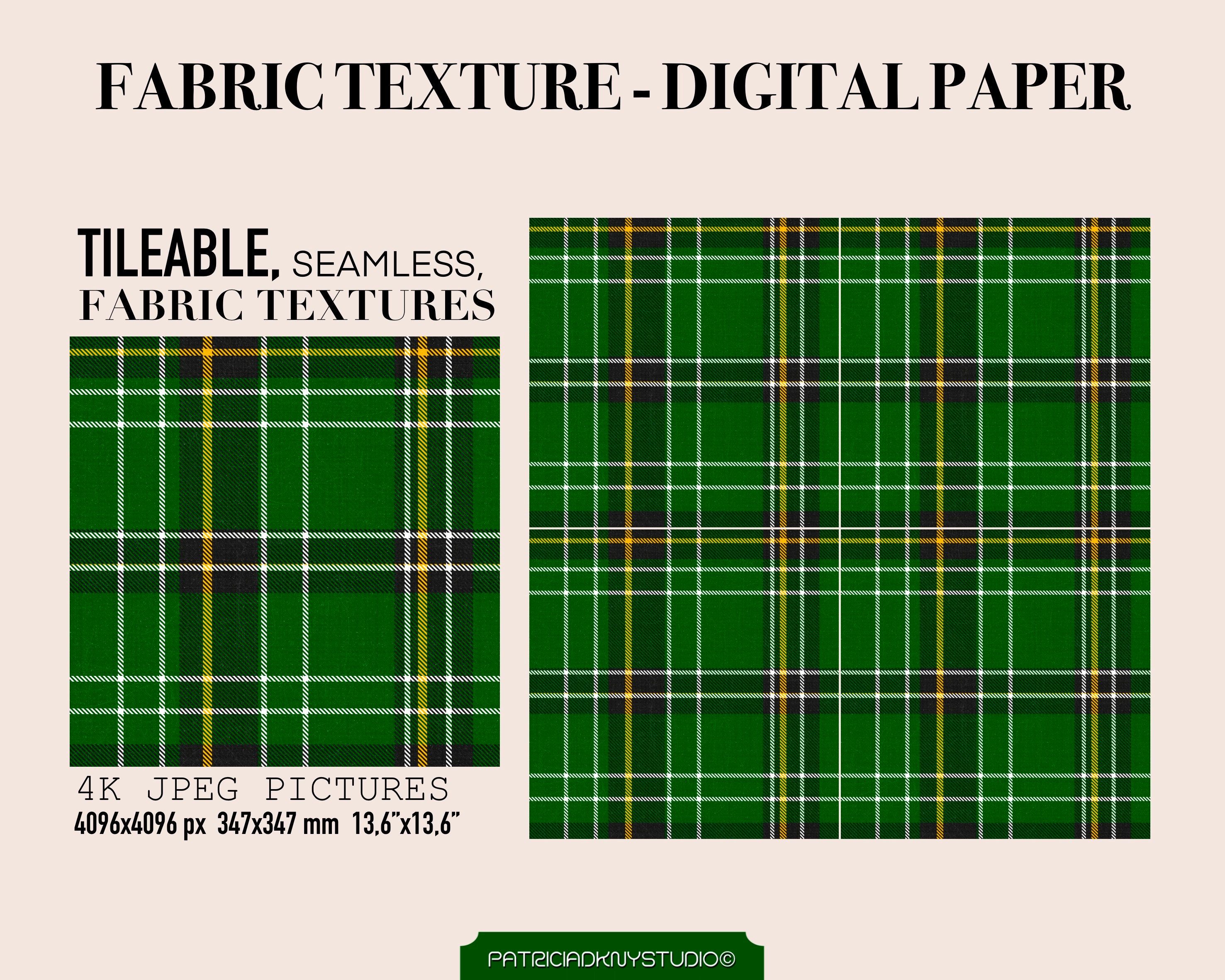 Fabric Texture Digital Scrapbook Paper Pack Seamless Fabric - Etsy