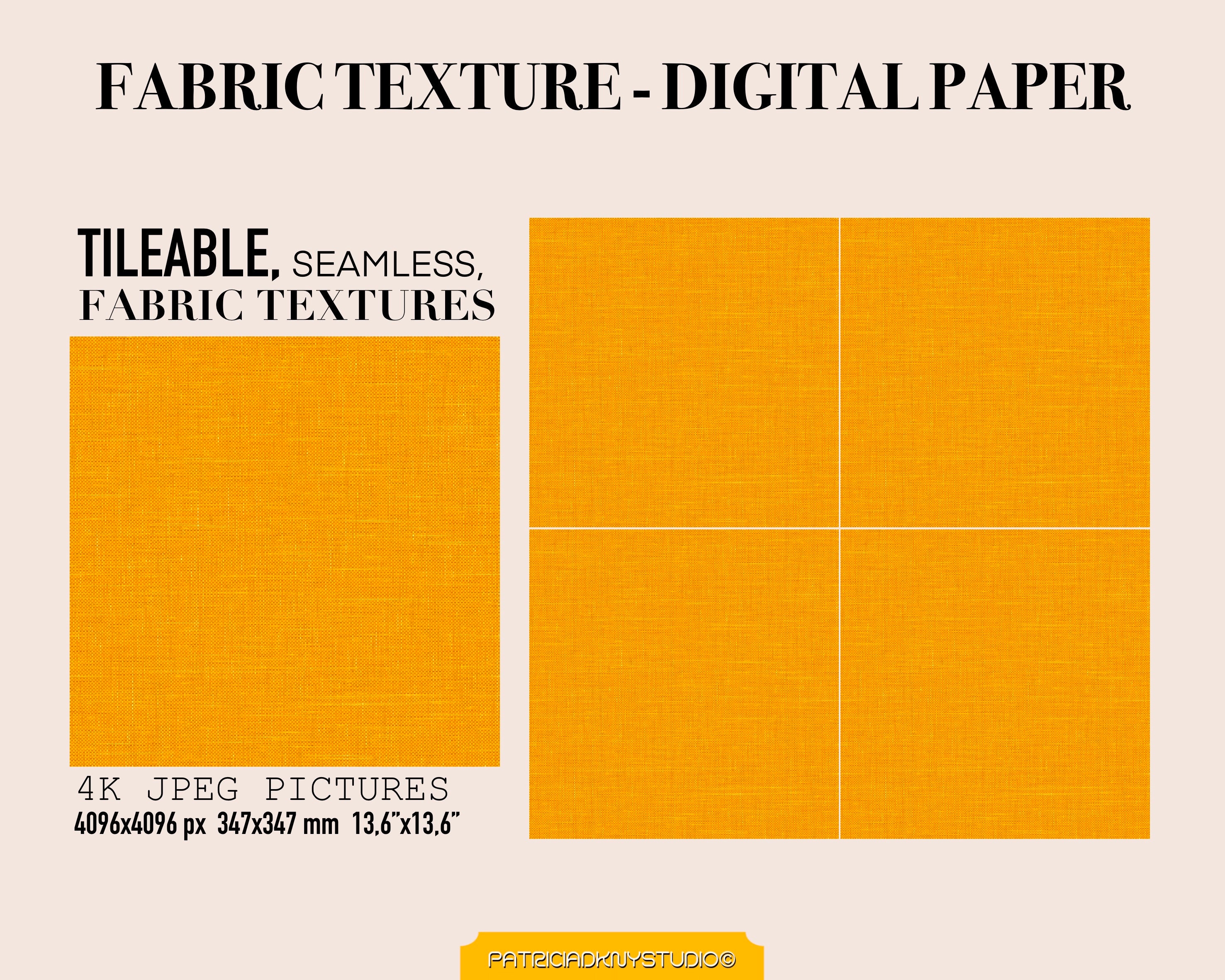Fabric Texture Digital Scrapbook Paper Pack Seamless Fabric - Etsy