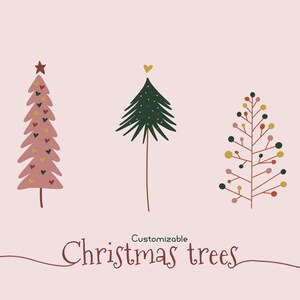 Procreate Christmas Tree Brushes, Xmas Tree Stamps, Christmas Tree ...
