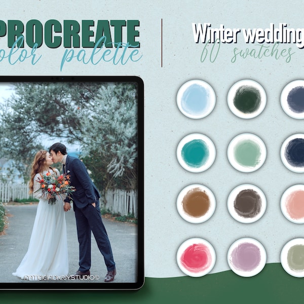 Winter Color Swatches - Etsy