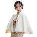 Winter Hanfu Cape Coat White Qipao Cloak Soft Warm Thick - Etsy