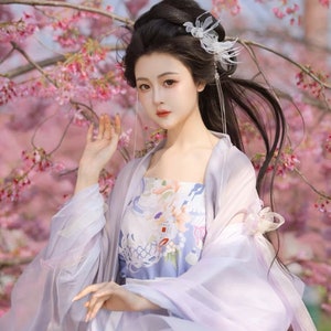 Purple Fairy Hanfu, Gradient Hanfu Dress, Handmade Hanfu Dress ...