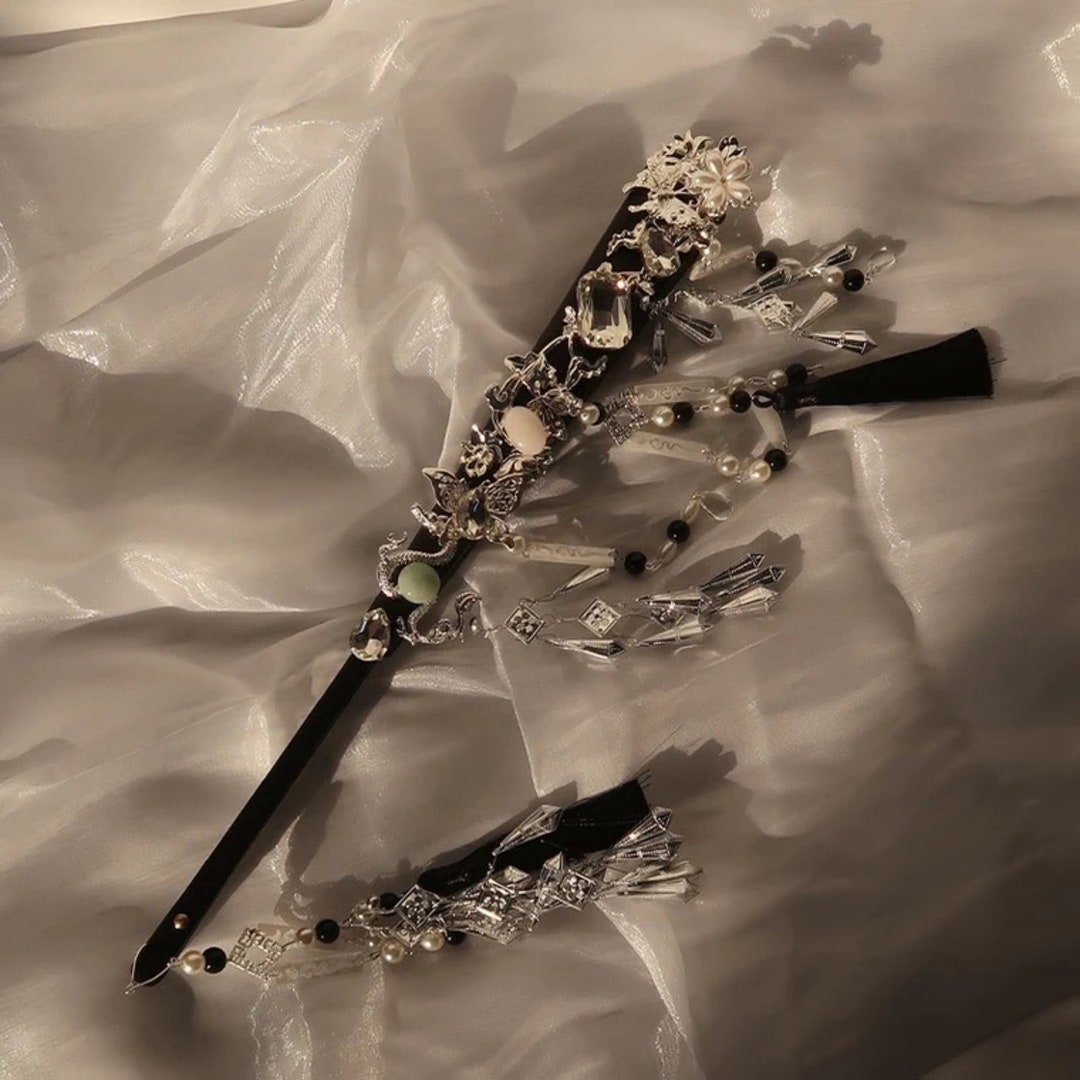 Hanfu Folding Fan, Handmade Folding Fan, Chinese Style Fan, Vintage Fan ...