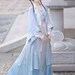 Blue Gradient Hanfu Embroidery Hanfu Dress Daily Hanfu - Etsy