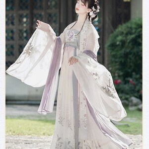 Embroidery Women Hanfu, Gradual Hanfu Dress, Handmade Hanfu Dress ...