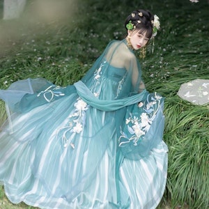 Tang Dynasty Hanfu Yellow Hanfu Dress Handmade Hanfu Dress - Etsy