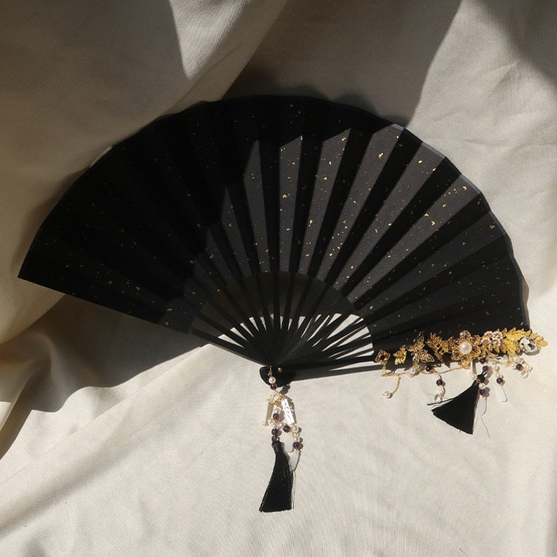 Xuan Paper Folding Fan Handmade Folding Fan Hanfu Fan - Etsy