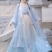 Blue Gradient Hanfu Embroidery Hanfu Dress Daily Hanfu - Etsy