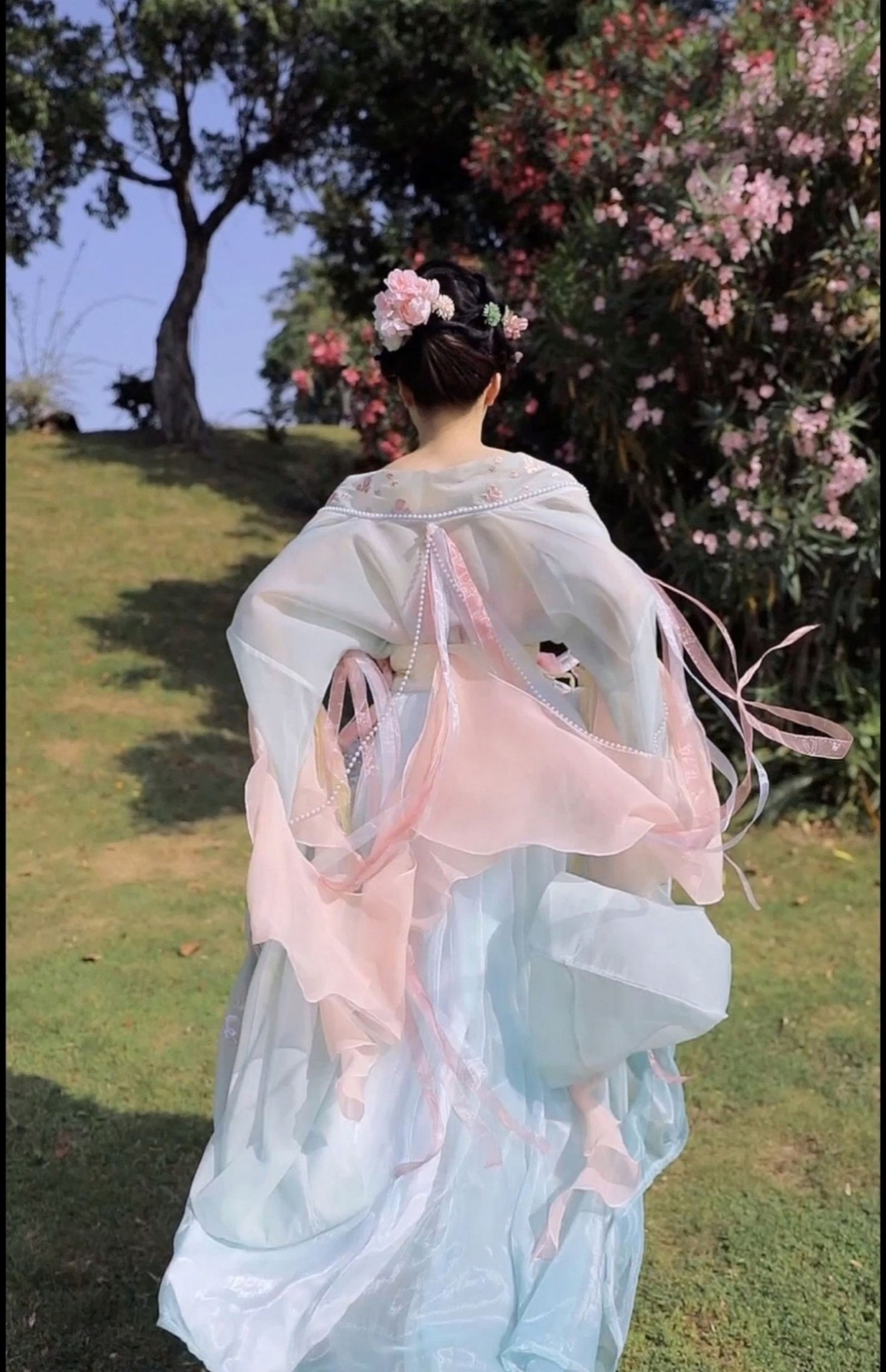 Pink Women Hanfu Flowers Hanfu Dress Handmade Hanfu Dress - Etsy