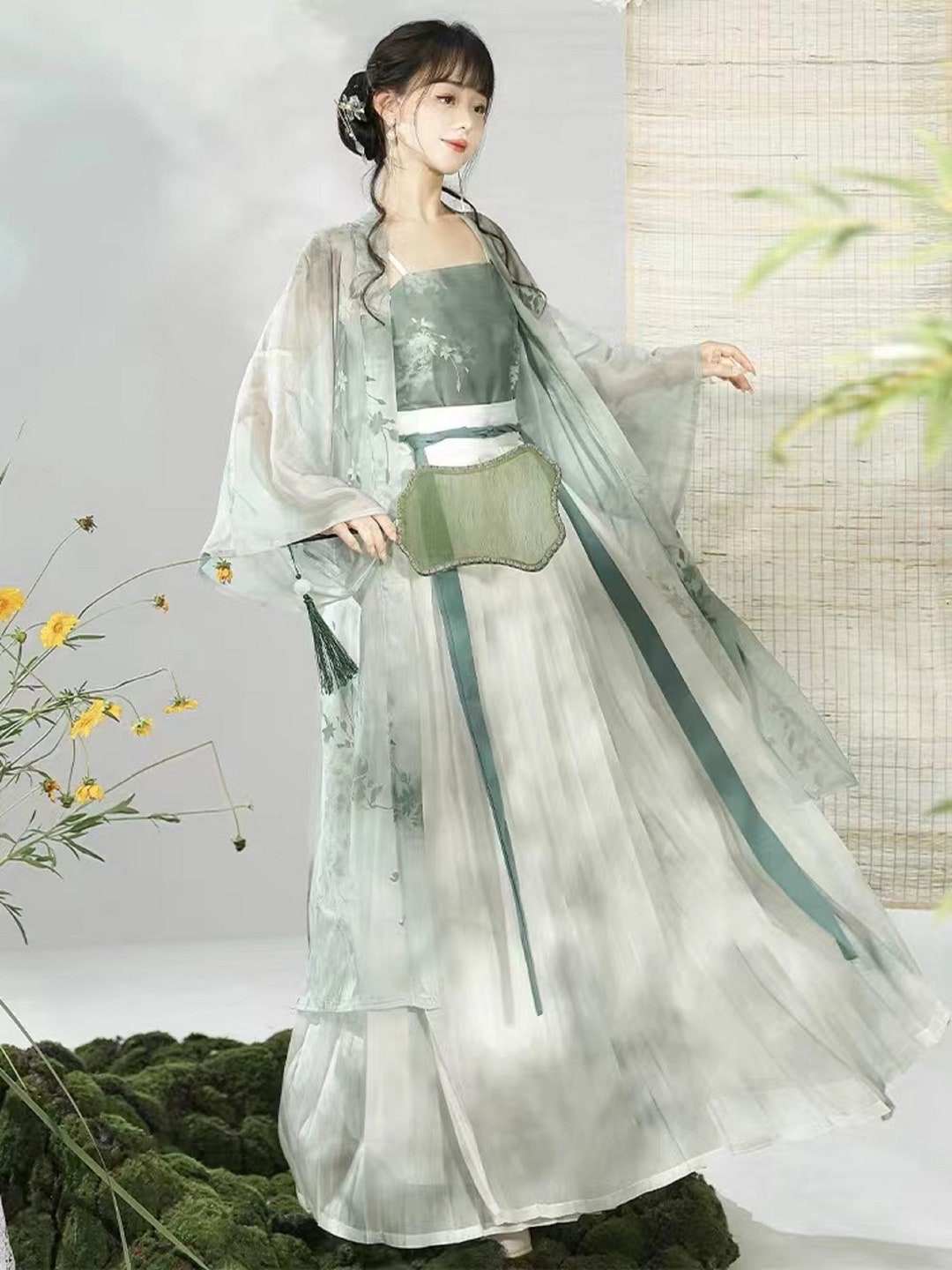 Ink Printing Style Hanfu, Summer Hanfu Dress, Hand Hanfu Dress, Modern ...