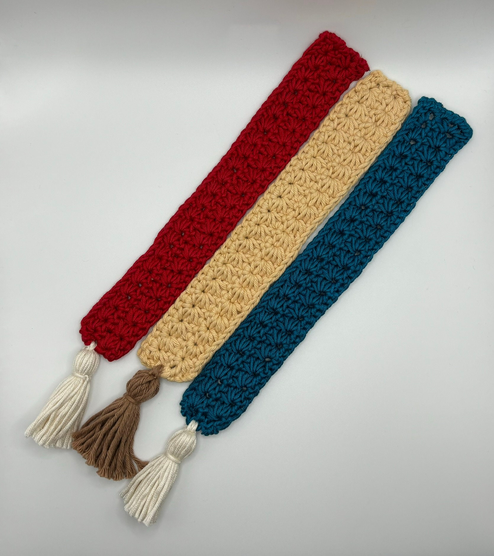 Crochet Bookmark Pattern - Star Stitch - Etsy