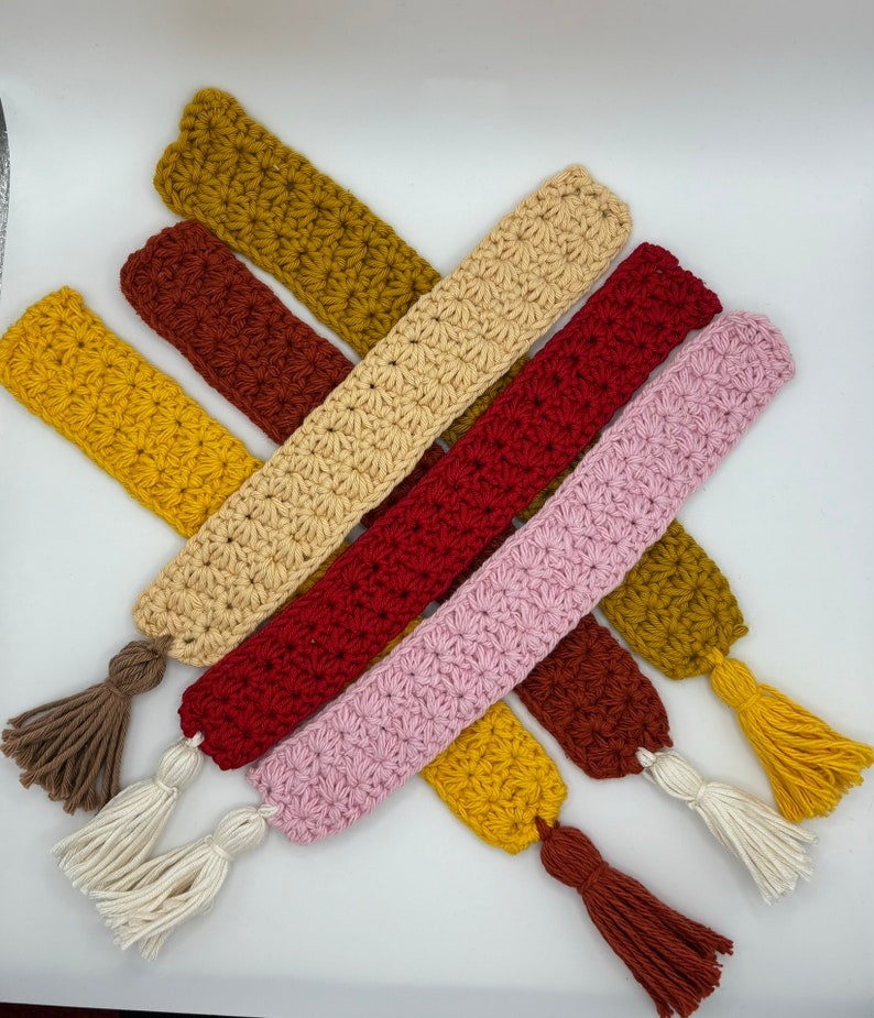 Crochet Bookmark Pattern - Star Stitch - Etsy