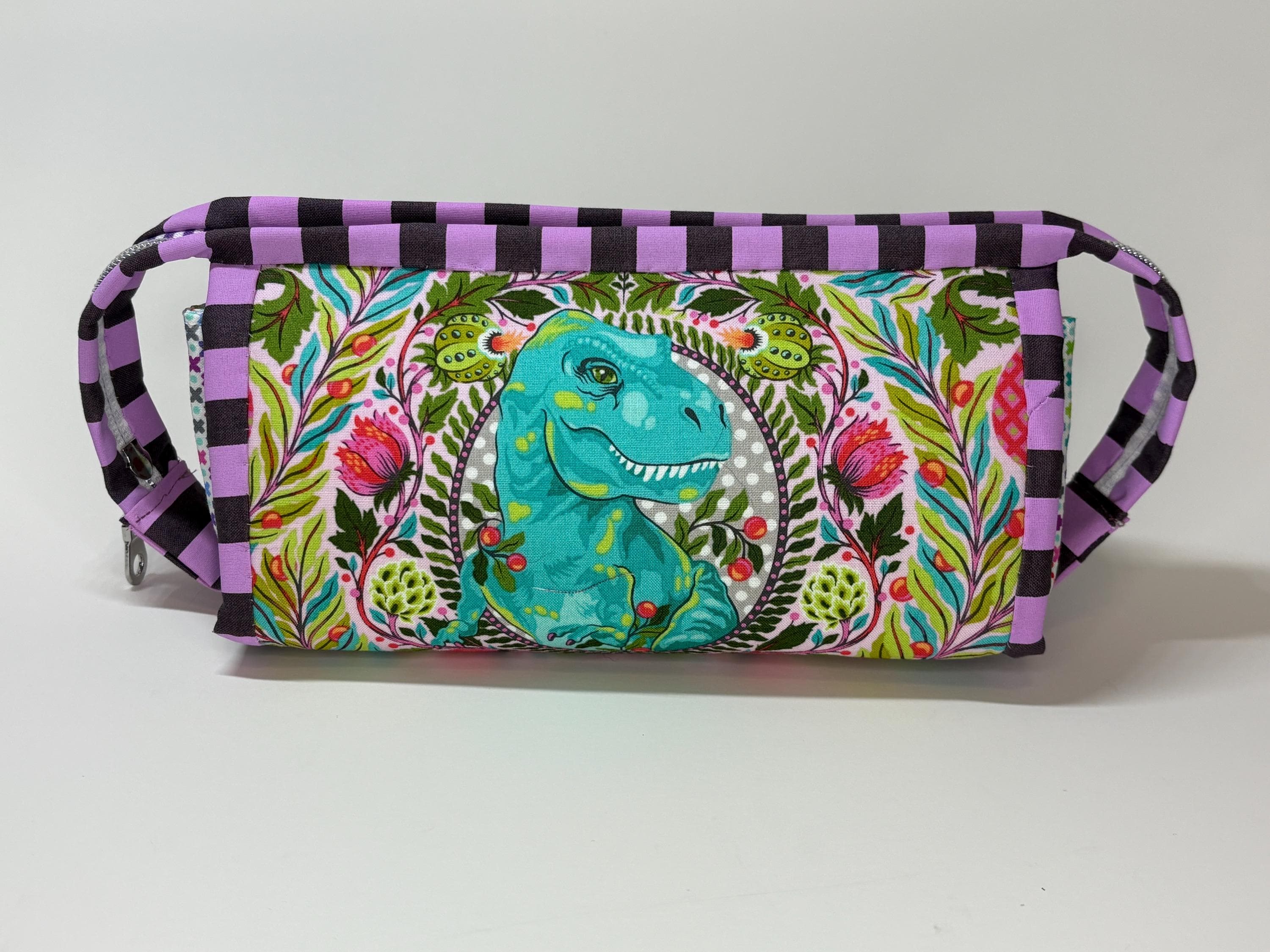 Sew Together Bag - Tula Pink ROAR! - Tree Rex Tyrannosaurus Rex in ...