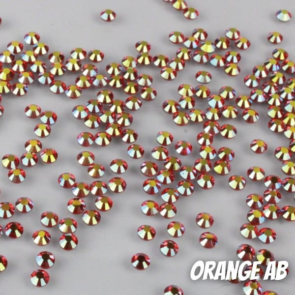 Orange Rhinestones - Etsy