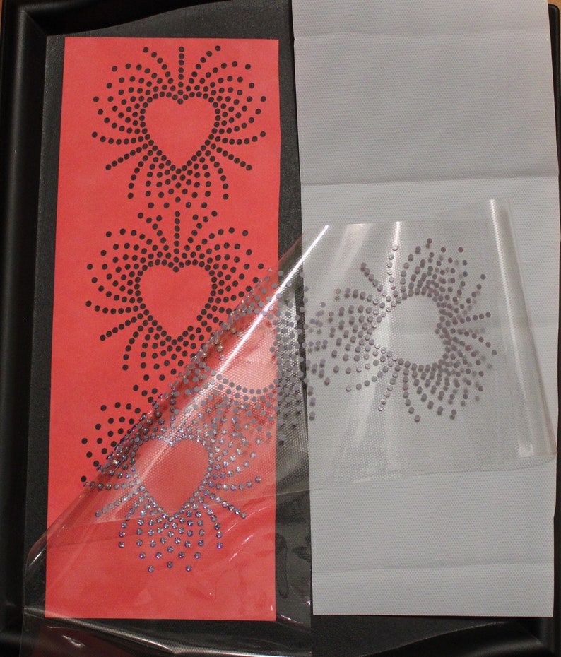 Rhinestone Hotfix Transfer Tape Acrylic 9.5 Inches Wide - Etsy