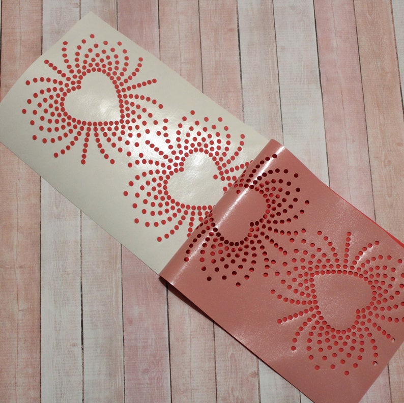 Rock It Rhinestone Stencil Flock Rhinestone Template - Etsy Australia