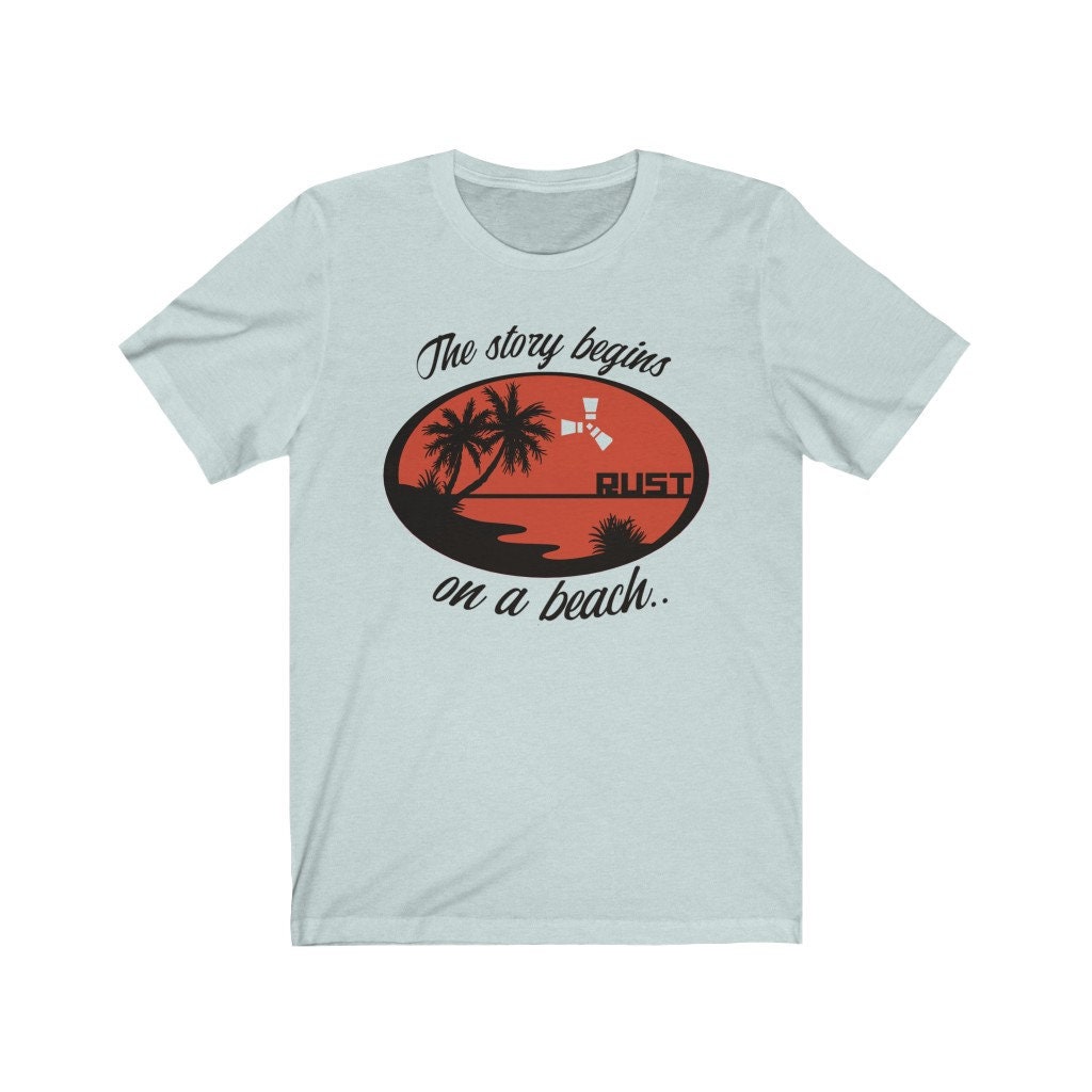 Rust Facepunch Beach Logo Shirt The Story Begins Unisex | Etsy
