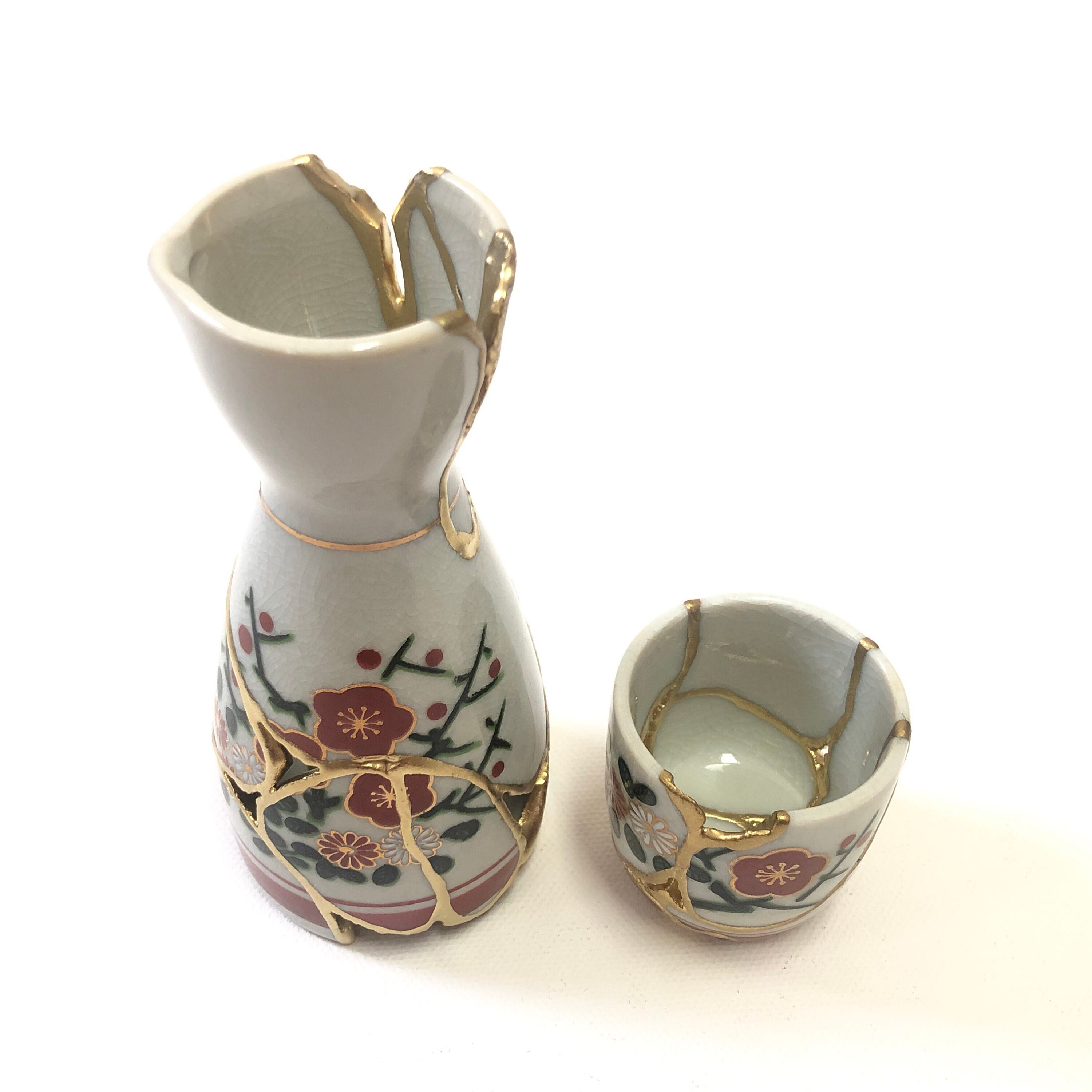 4naturedesign Kintsugi_sake Set S-1 - Etsy