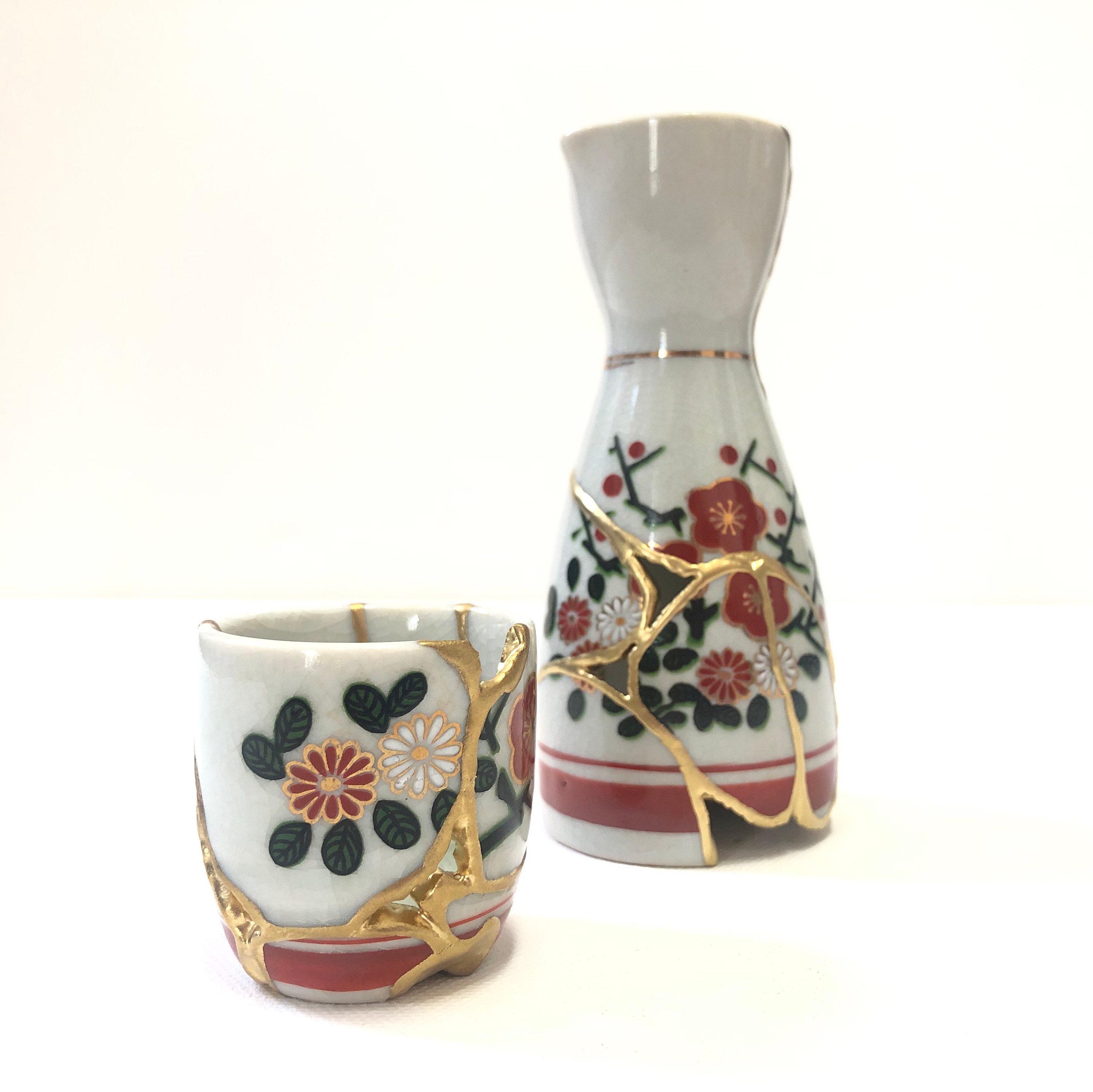 4naturedesign Kintsugi_sake Set S-1 - Etsy