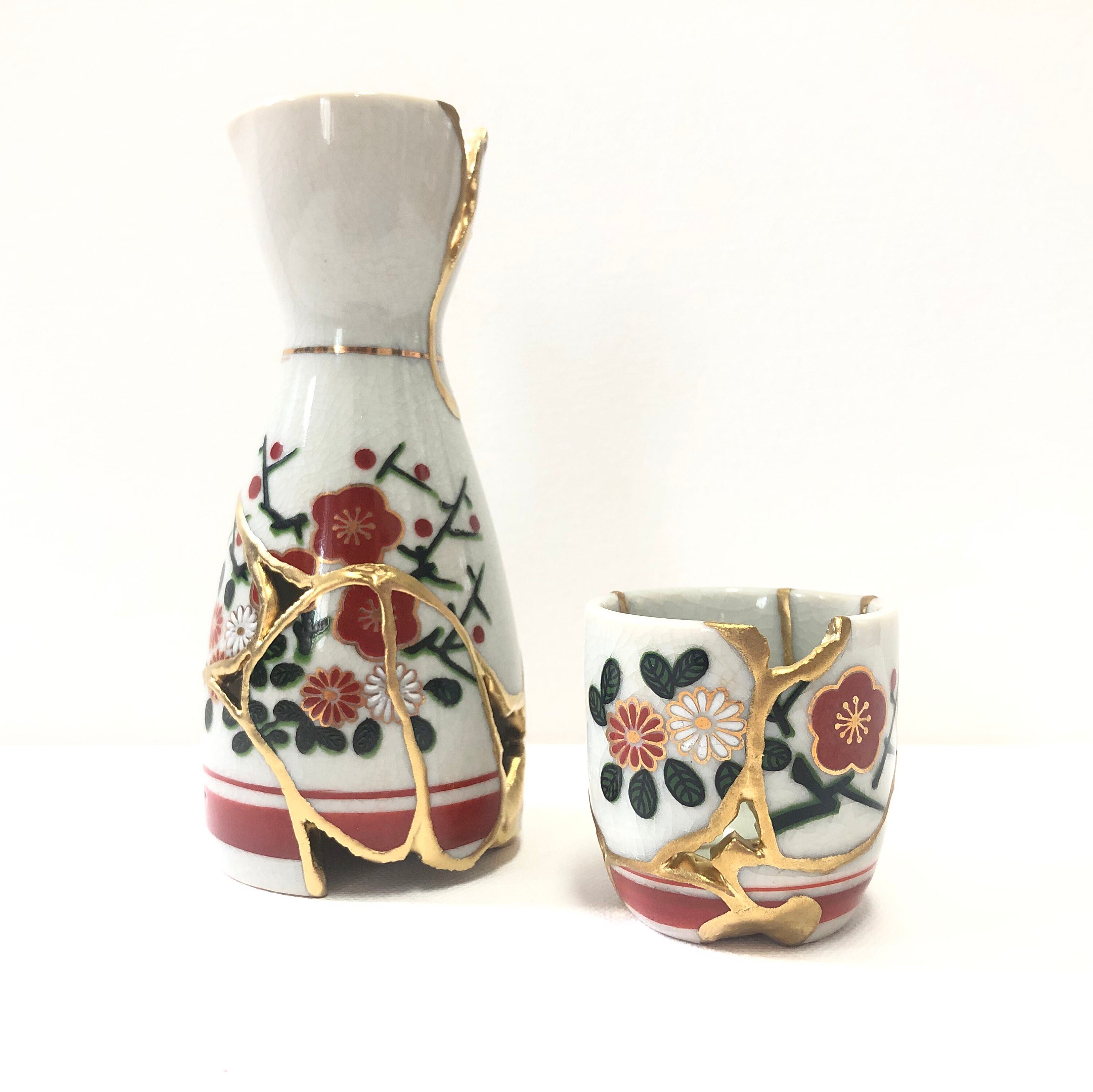 4naturedesign Kintsugi_sake Set S-1 - Etsy