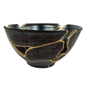 4naturedesign, Kintsugi_space Bowl M-44 - Etsy