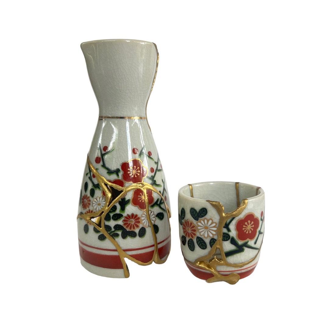 4naturedesign Kintsugi_sake Set S-1 - Etsy