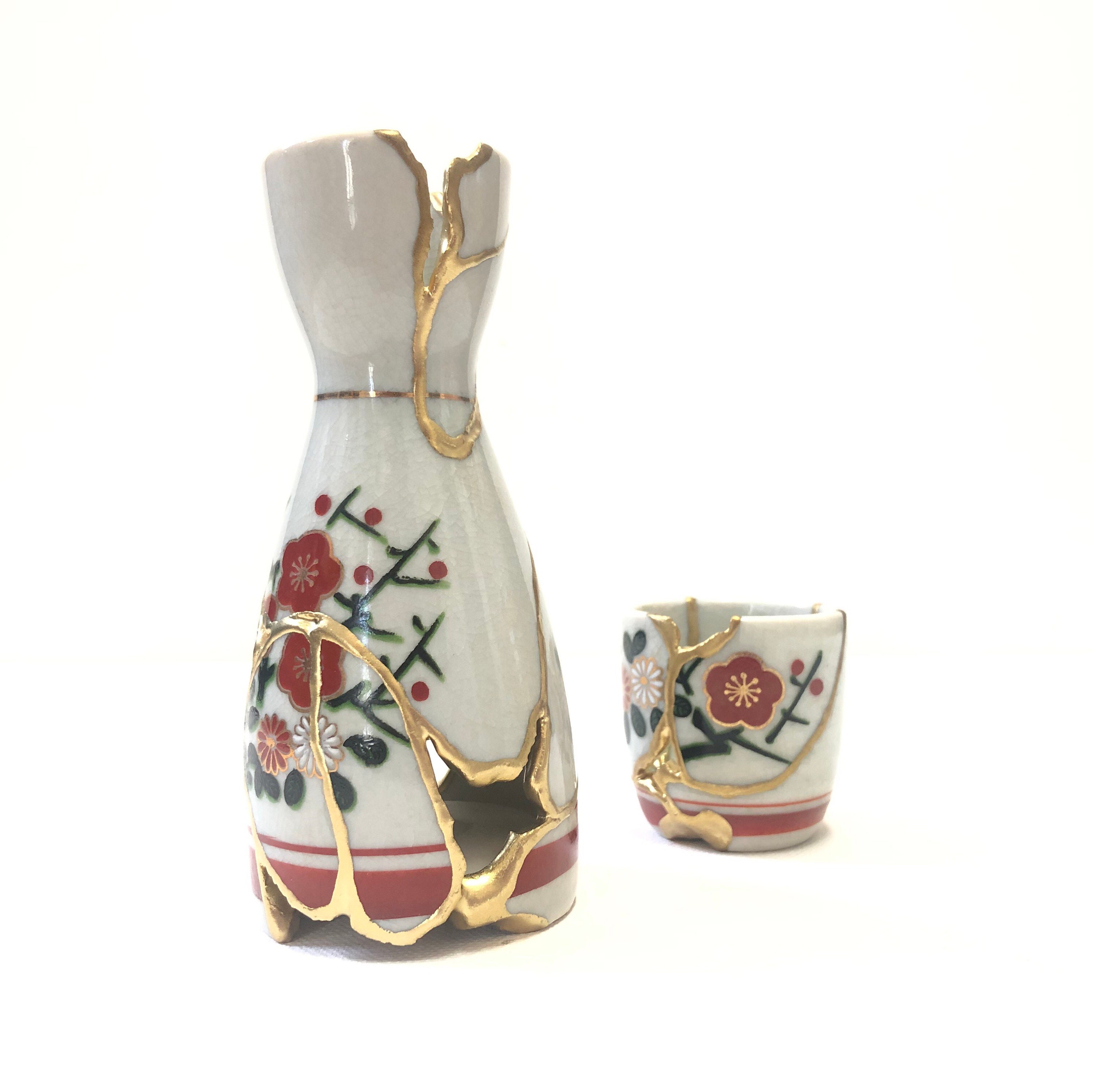 4naturedesign Kintsugi_sake Set S-1 - Etsy