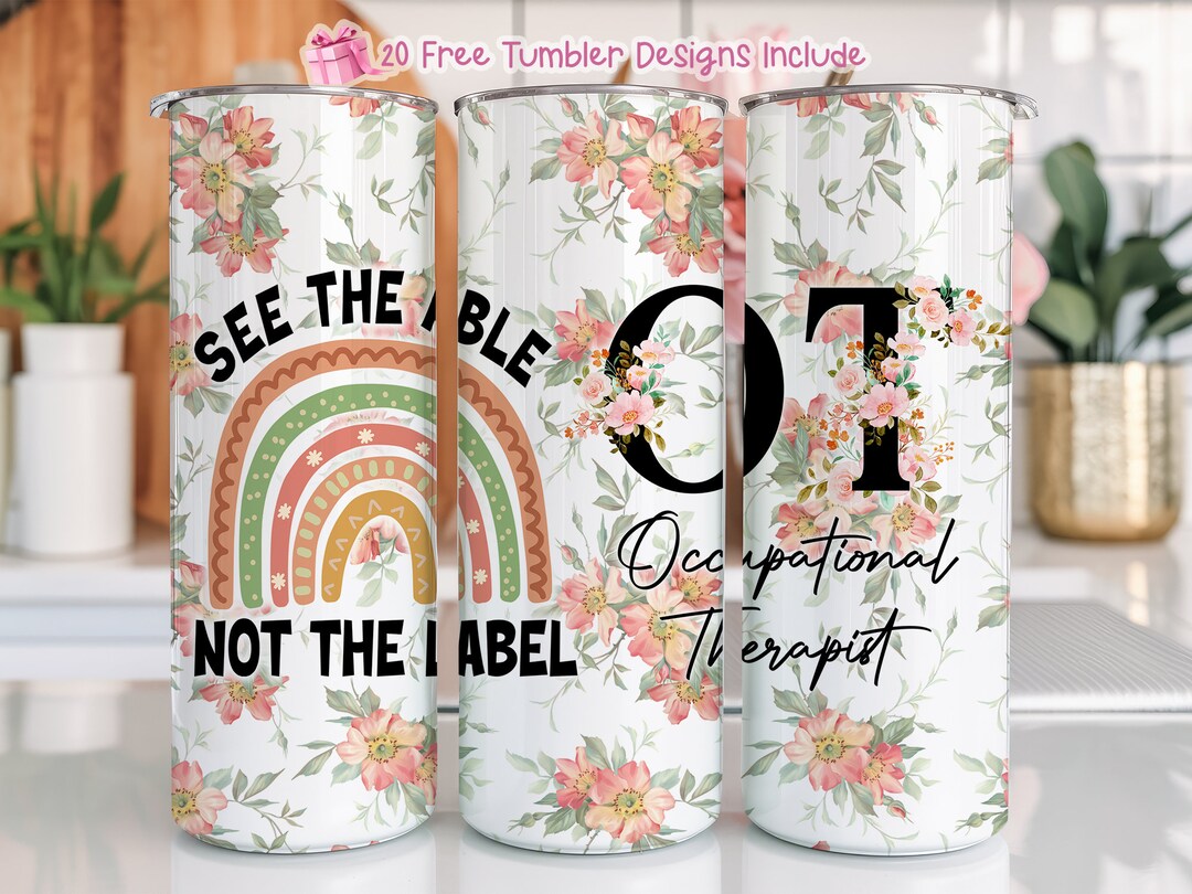 Occupational Therapy Assistant Tumbler Wrap, OTA, Tumbler for ...