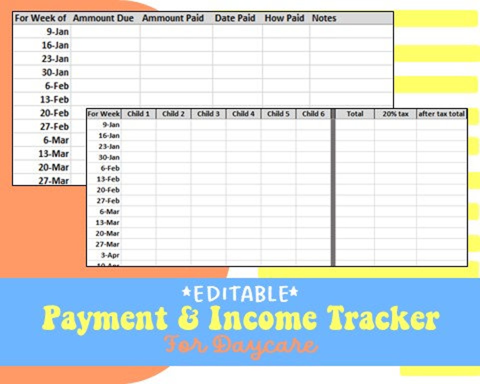 Daycare Paperwork Bundle- Childcare Preschool Paperwork Forms - Etsy