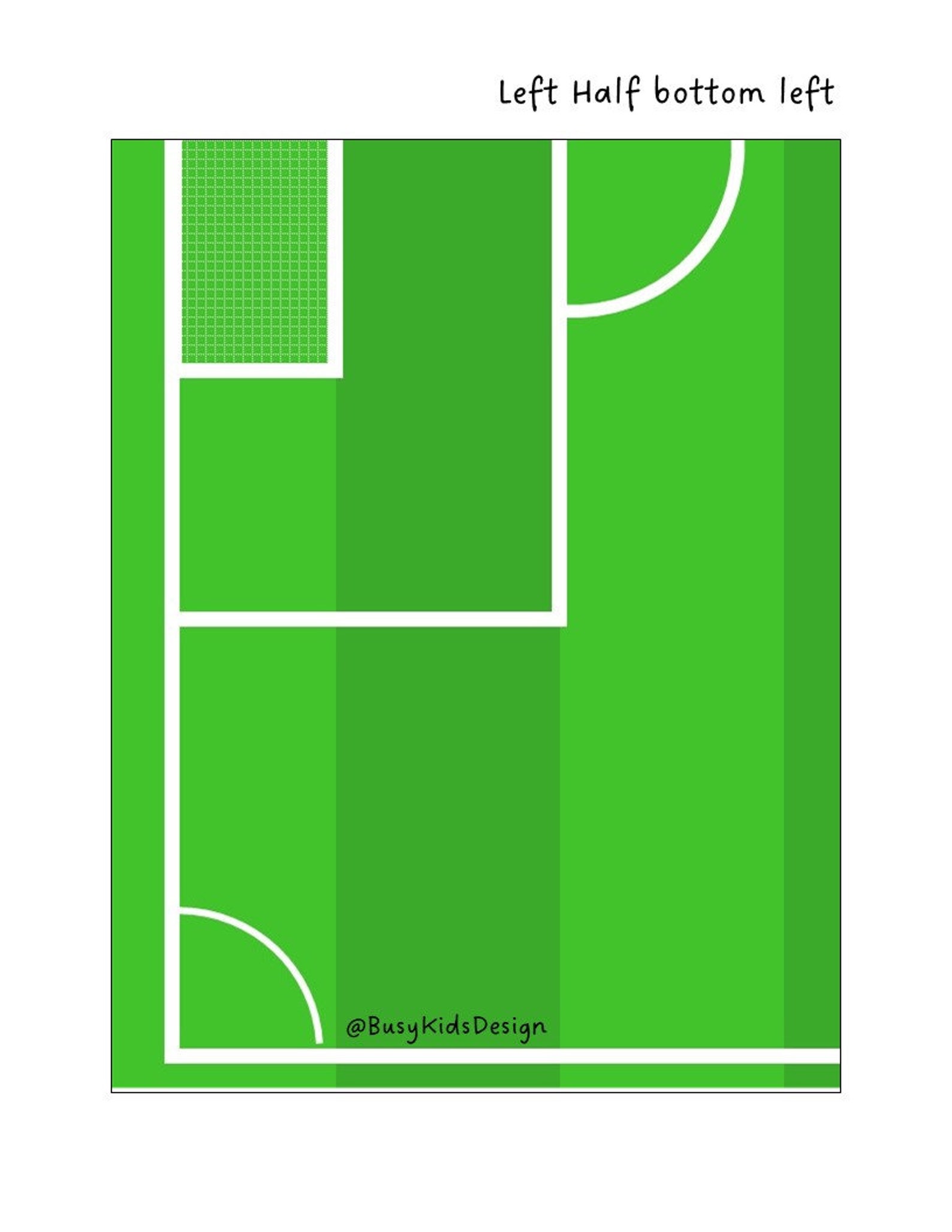 Flisat Lid Play Mat Soccer Futbal Field, Printable Download, Flisat ...