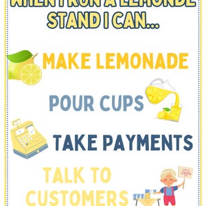 Lemonade Stand Dramatic Play - Etsy