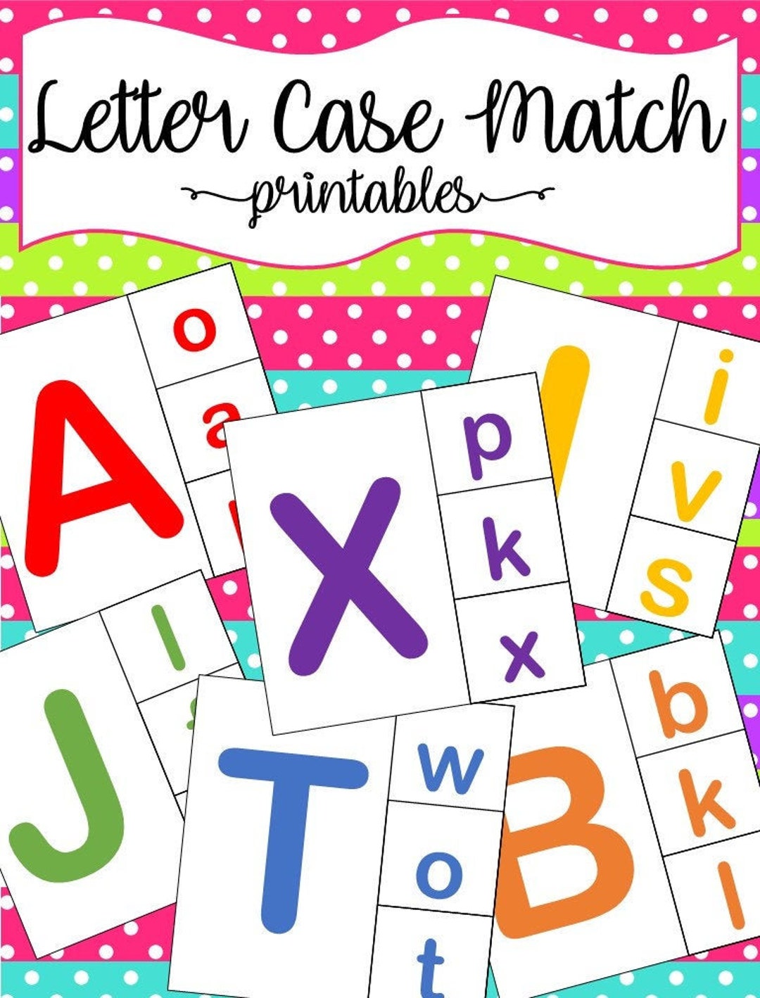 Letter Case Match Activity - Etsy