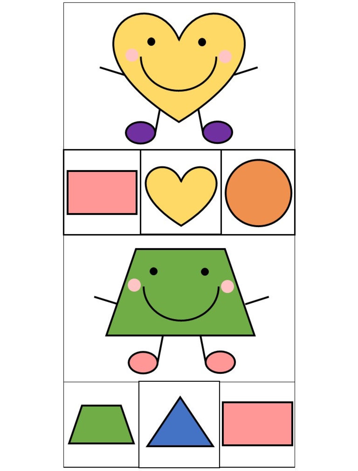 Shape Math Clothespin Activity- Digital Download - Etsy