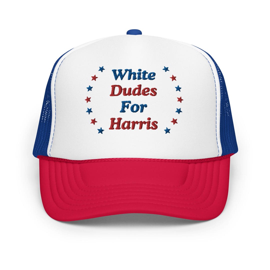White Dudes for Harris Hat, Kamala Harris Hat, White Women for Harris ...
