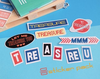 Treasure Kpop Sticker | Etsy