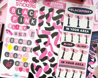 Blackpink / 14 Pieces Name Labels / A4 / Name Tag / Digital - Etsy