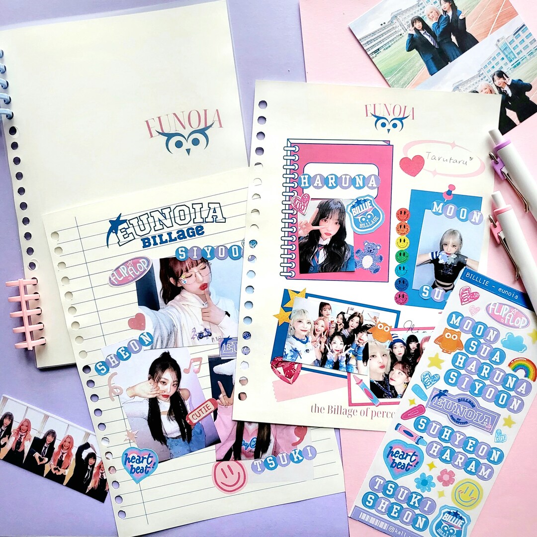 Kpop Billlie Eunoia Journal / Kpop Journal / Kpop Diary / Kpop Scrapbook - Etsy