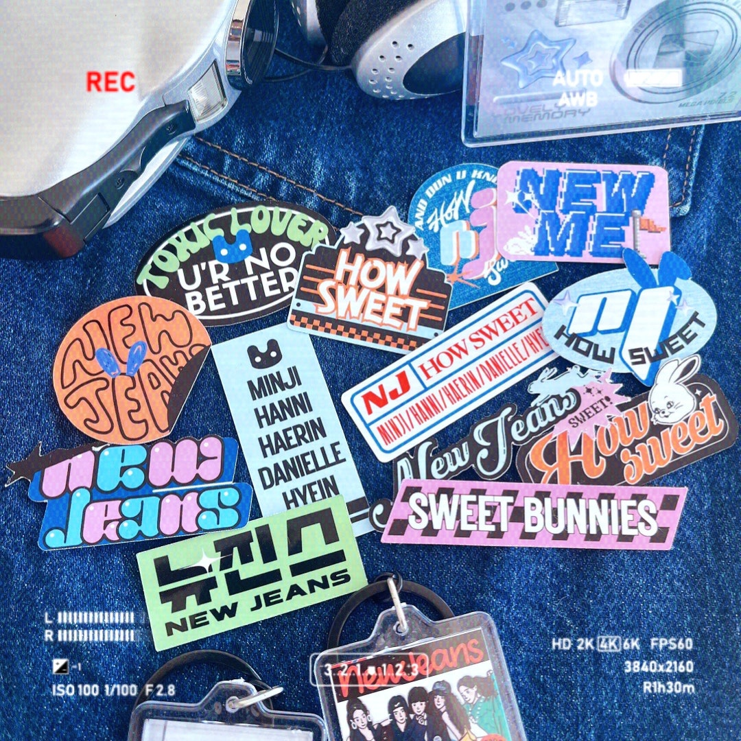 Kpop NEW JEANS How Sweet Sticker Pack / New Jeans Merch / New Jeans ...