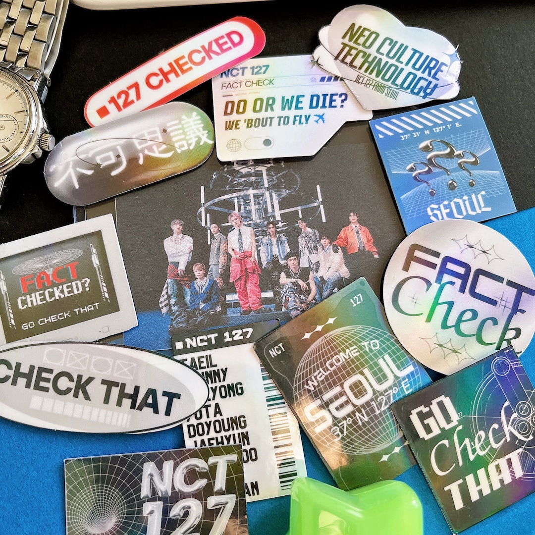 Kpop NCT 127 Fact Check Laptop Decals / NCT Sticker /NCT - Etsy
