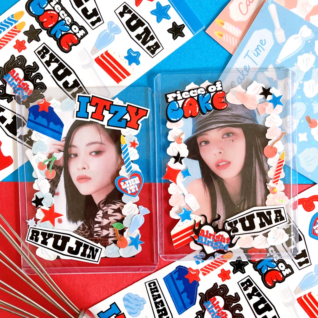 Kpop ITZY Cake Theme Sticker / Itzy Photocard / Itzy Sticker / 있지 ...