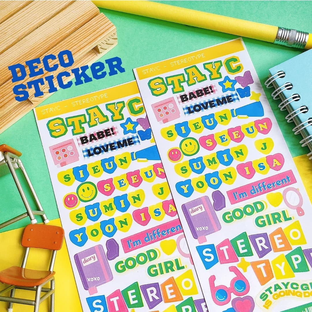 Kpop Stayc Stereotype Sticker / Stayc Photo / Stayc Merch / so - Etsy