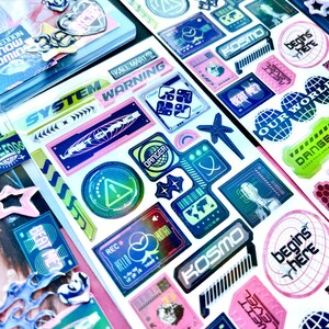 Kpop AESPA Supernova Theme Sticker / Aespa Sticker / Aespa Photocard ...