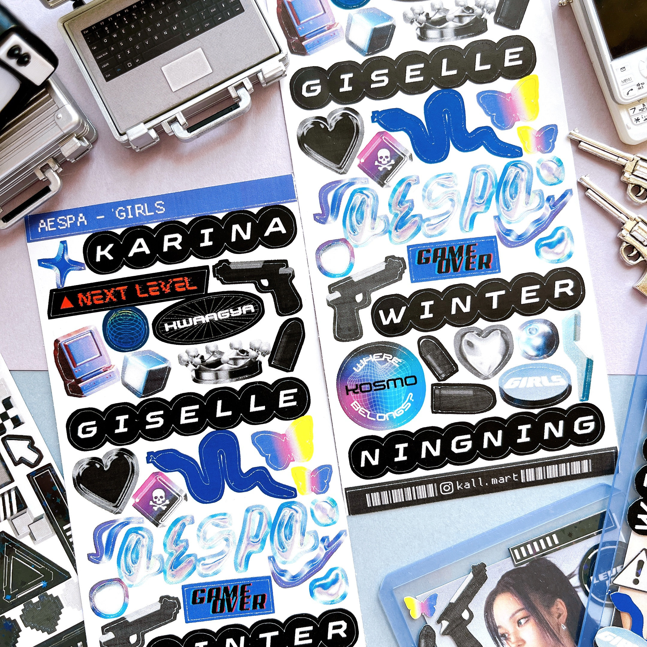 Kpop AESPA Girls Theme Sticker / Aespa Sticker / Aespa - Etsy Canada